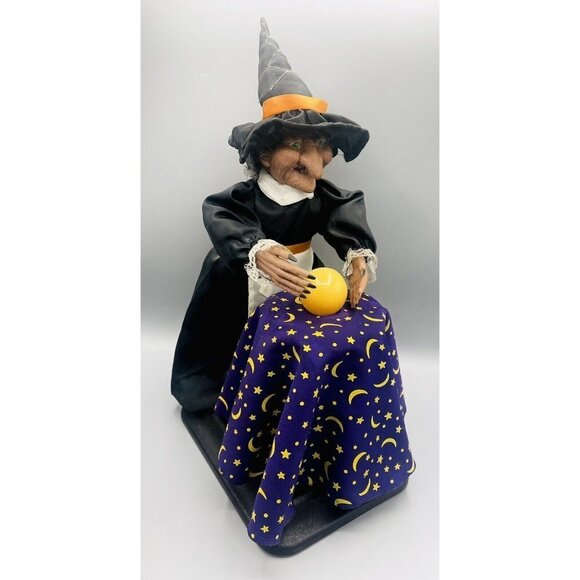 Gemmy | Holiday | Vintage Fortune Teller Witch Animated 7 Halloween ...